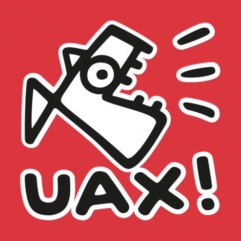 Potisk 412 - LOGO UAX! SMALL | UAX.cz